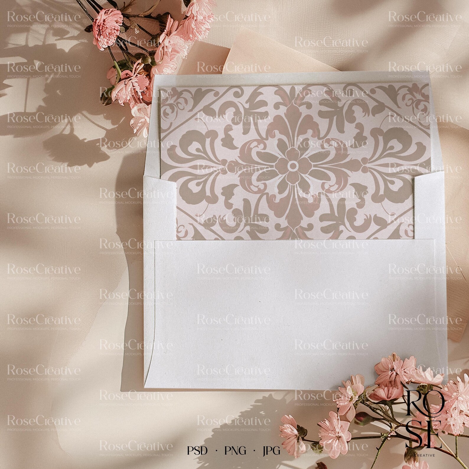 Square Flap Envelope Liner Mockup: A7 Euro Flap (digital Download) - Etsy