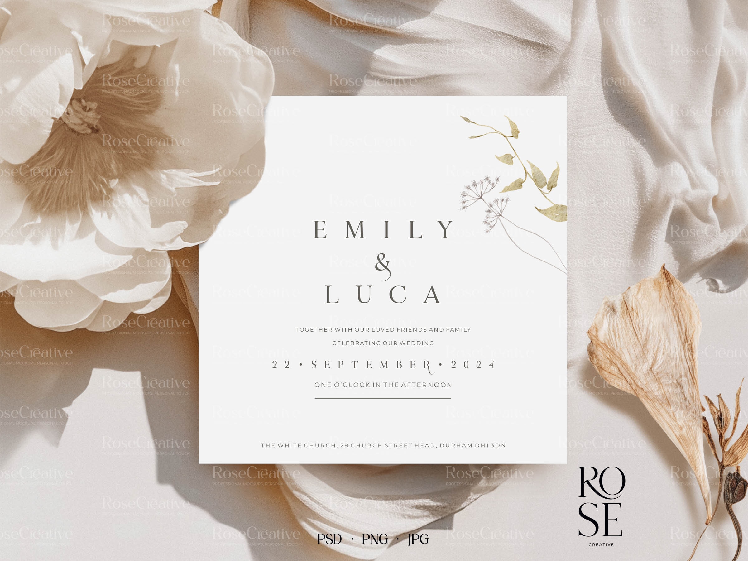 Wedding Invitation Mock Up, Greeting Card Mock Up, Invite Mockup, Styled Photo, Square Mock Up ...