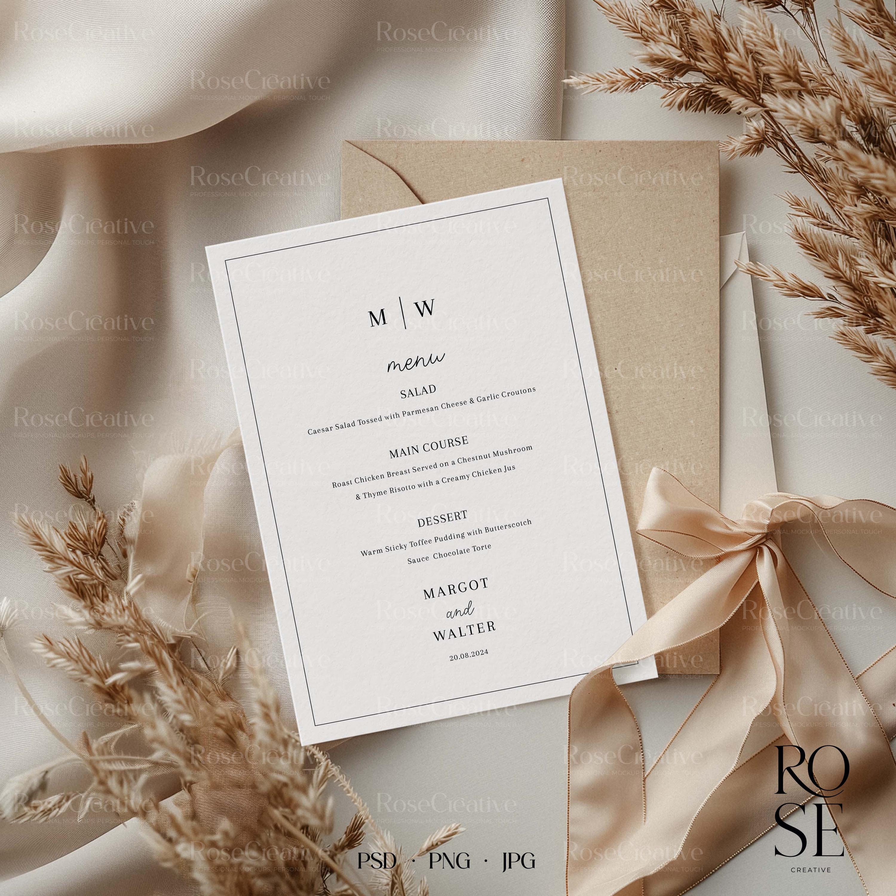 Invitation Mockup, Card Mockup, 5x7 Mockup, Wedding Invite Mockup, Baby ...