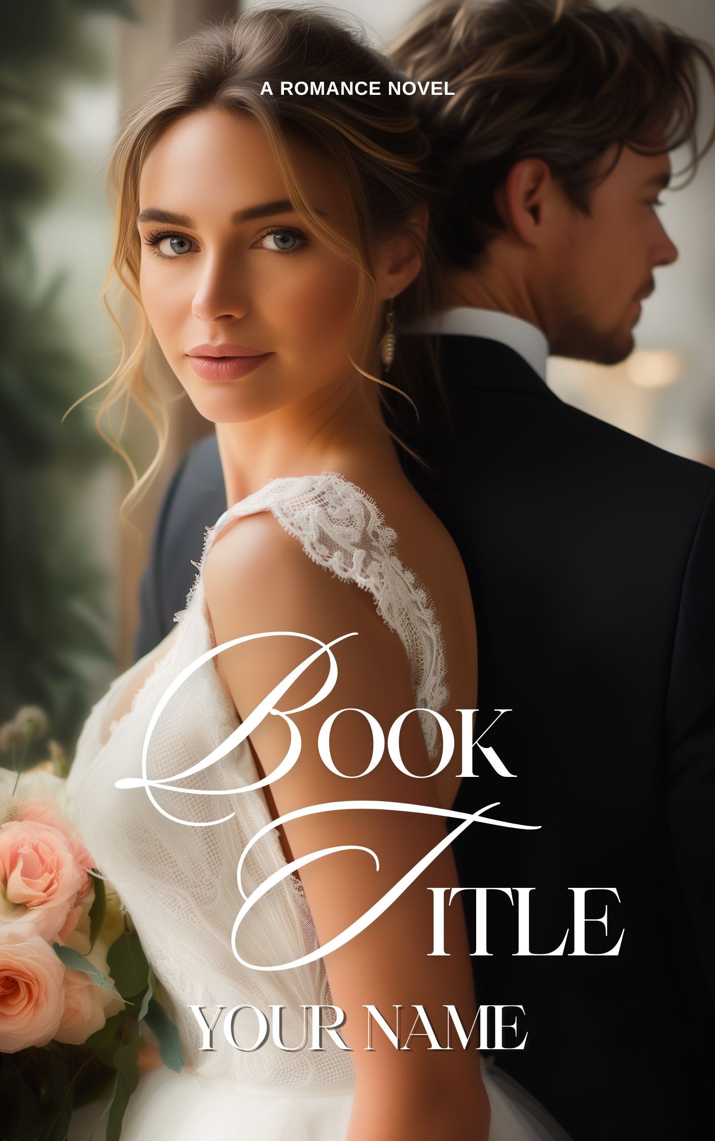 Premade Romance Book Cover Design - Fantasy Fiction Ebook Cover - Fully ...