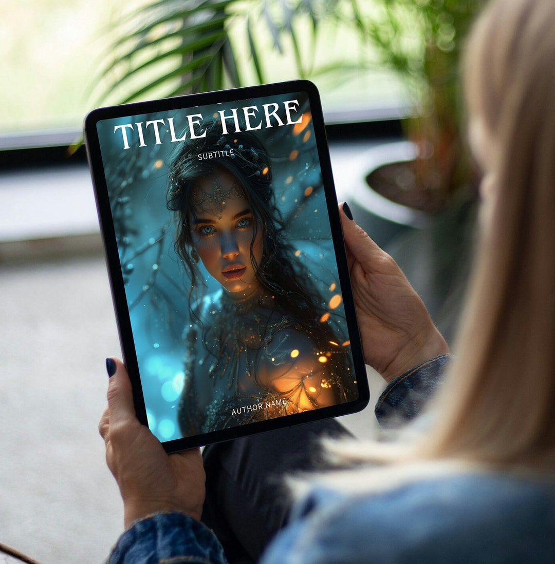 Premade Book Cover Design Fantasy Goddess Fiction Ebook Cover Fully ...