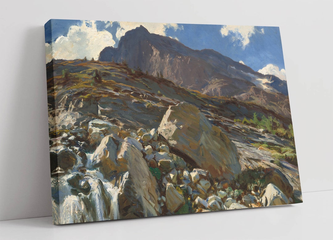 Simplon Pass, 1911 by John Singer Sargent -wall Art Framed Canvas ...