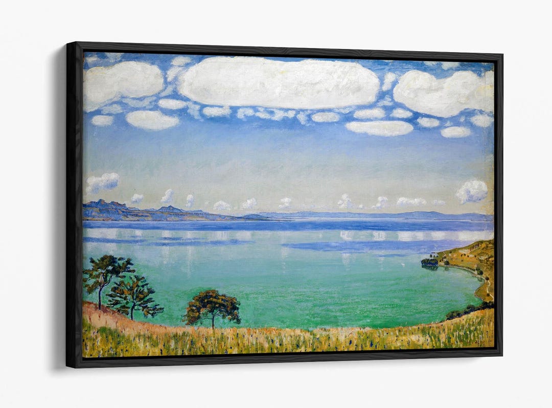 Ferdinand Hodler - Lake Geneva From Chexbres Painting -wall Art Float ...