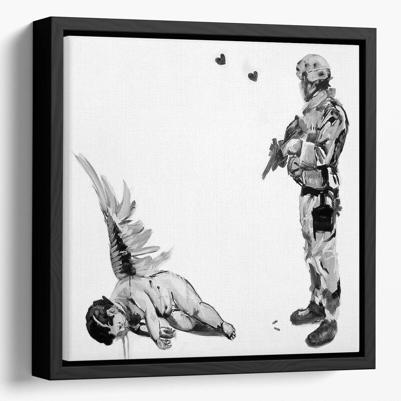 Banksy Fallen Angel - Etsy