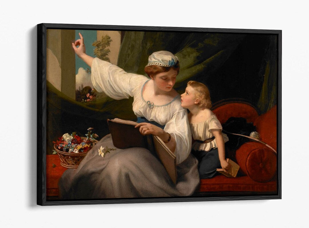 The Fairy Tale Float Effect Framed Canvas Print - Etsy