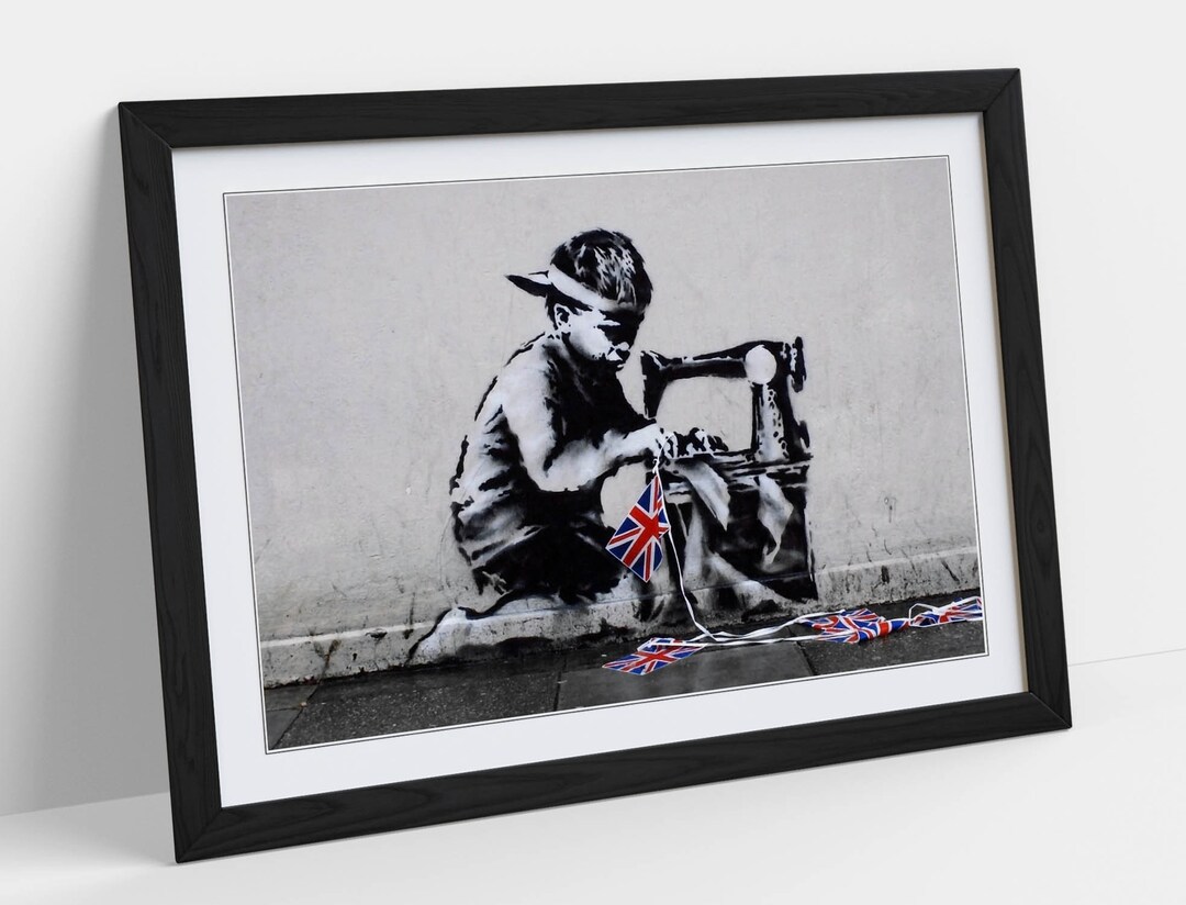 BANKSY SLAVE LABOUR Wall Art Picture Framed Art Print - Etsy