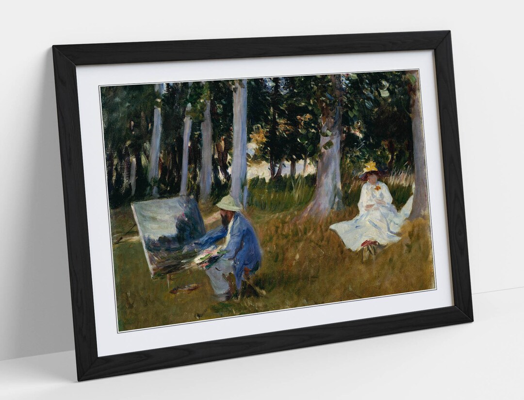 Claude Monet Painting by the Edge of a Wood by John Singer Sargent ...