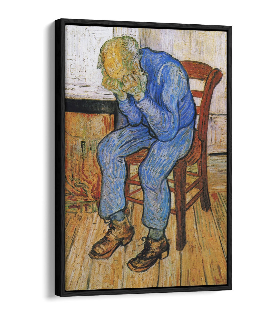 VAN GOGH at Eternitys Gate Art Float Effect Framed Canvas Print - Etsy
