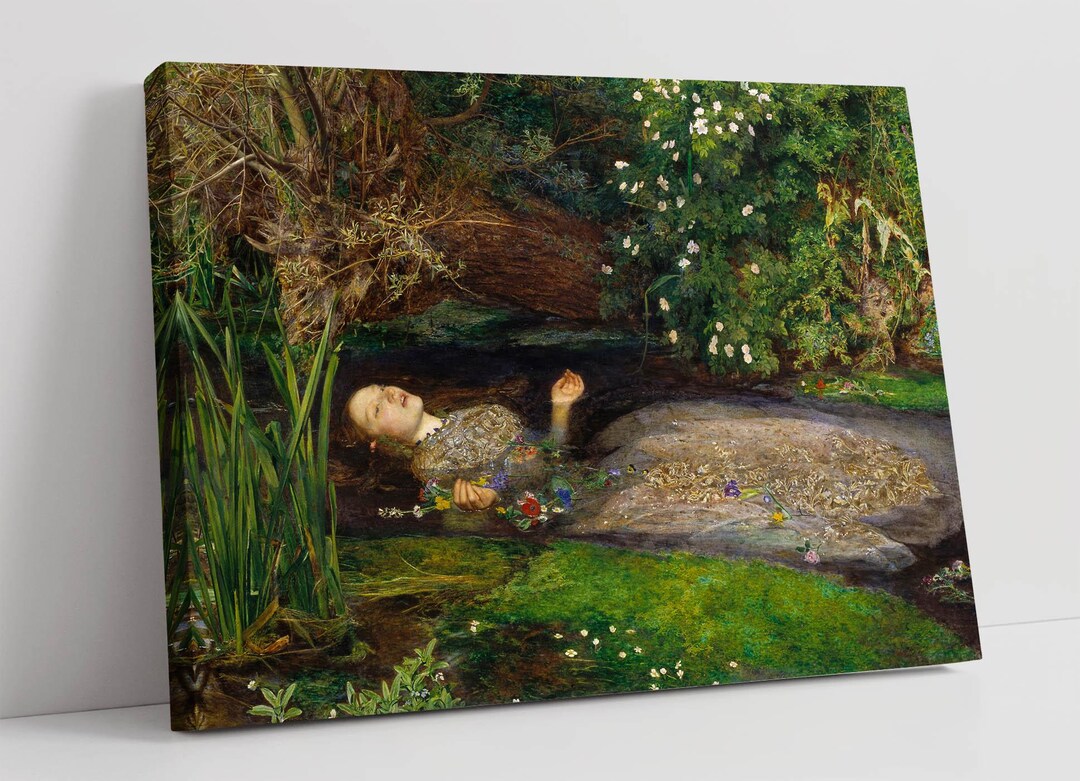 Ophelia by John Everett Millais -wall Art Framed Canvas Picture Print ...