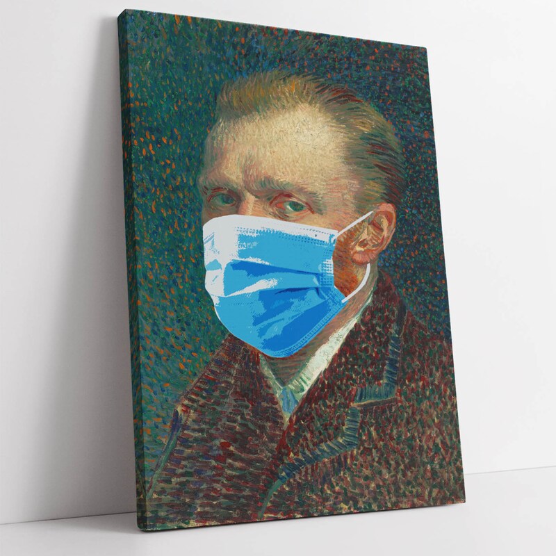 Van Gogh Mask - Etsy