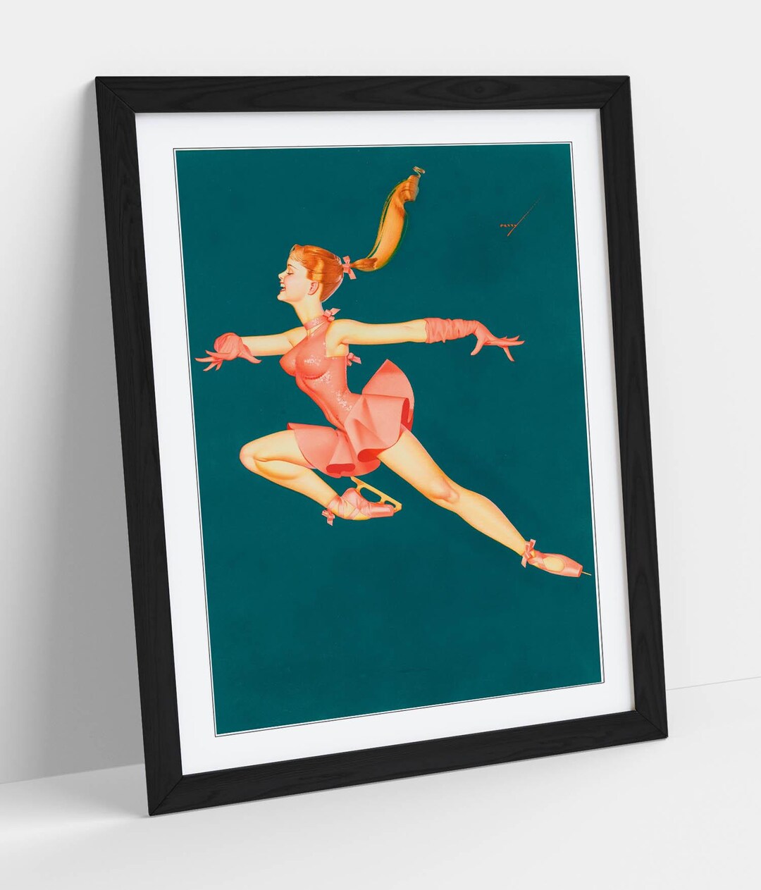 First Mate Sailor Pin-up Girl With Stockings, 1950's -wall Art Picture ...