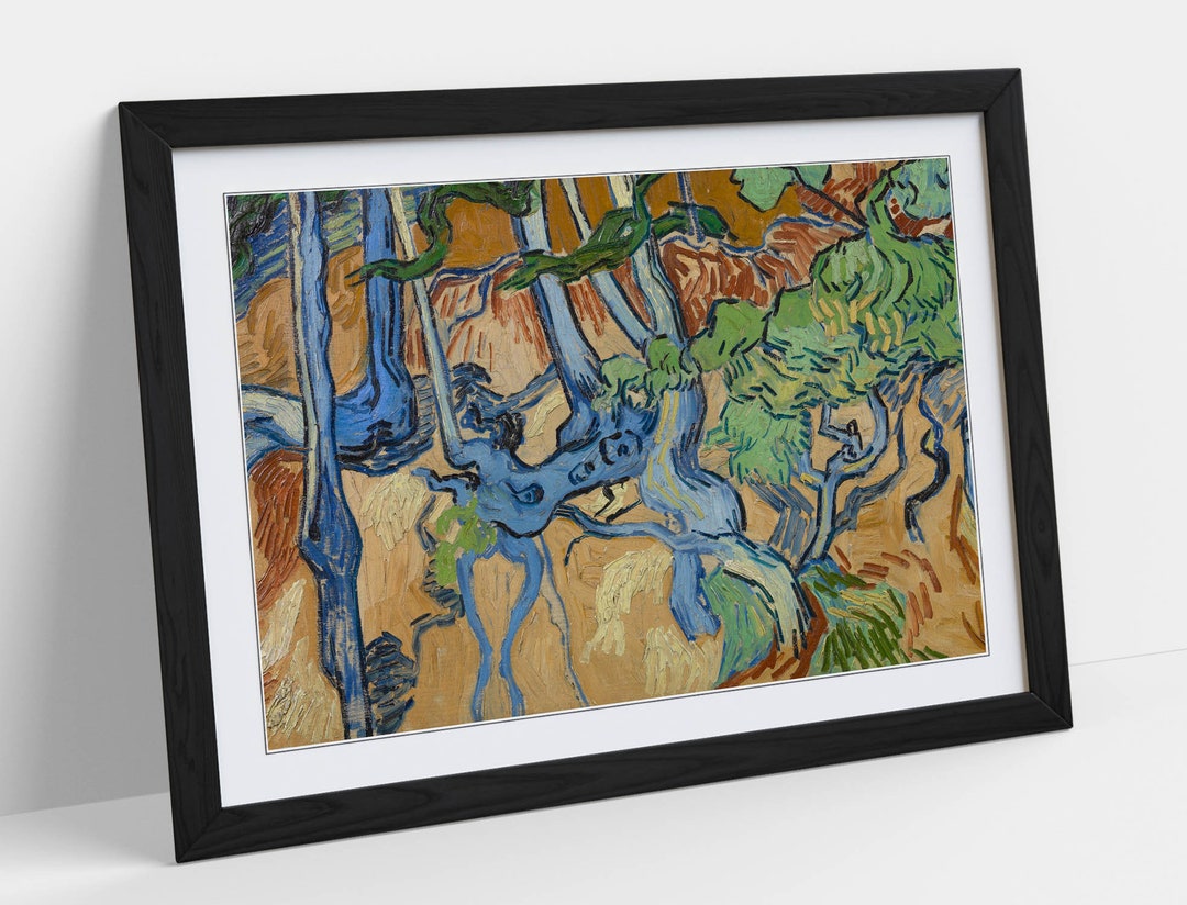 VAN GOGH Tree Roots Art Wall Art Picture Framed Art Print - Etsy