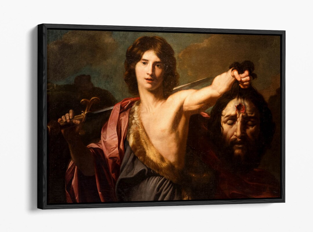 Nicolas Régnier David With the Head of Goliath Float Effect Framed ...