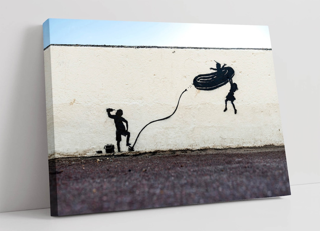 BANKSY DINGHY CLOSE up Art Canvas Picture Print Wall Hanging - Etsy