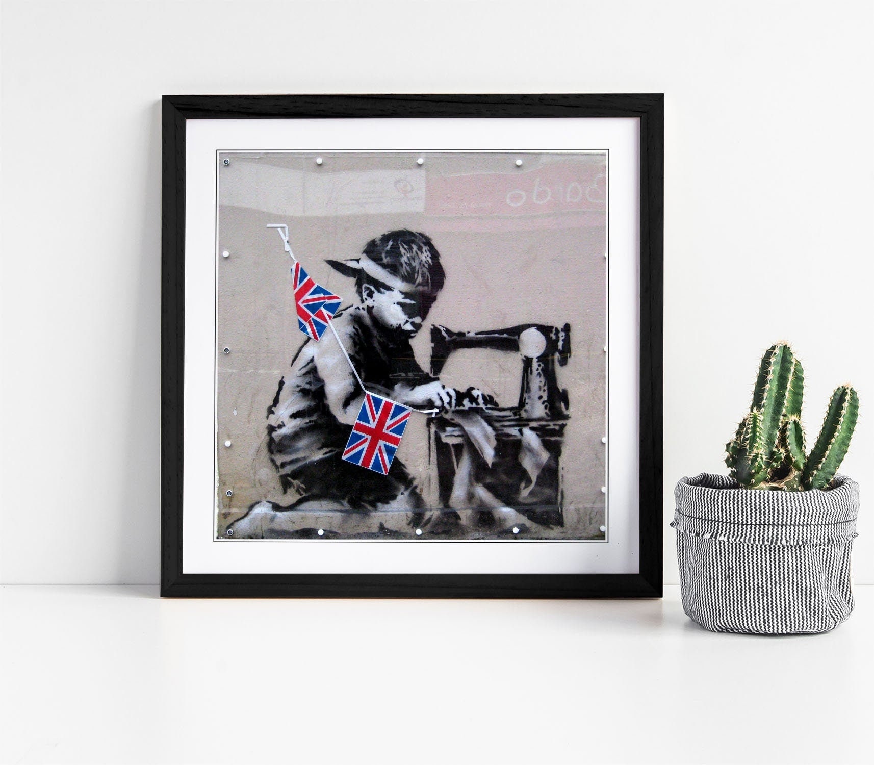 CanvasMonkey Banksy Slave Labor atemberaubender - Etsy.de