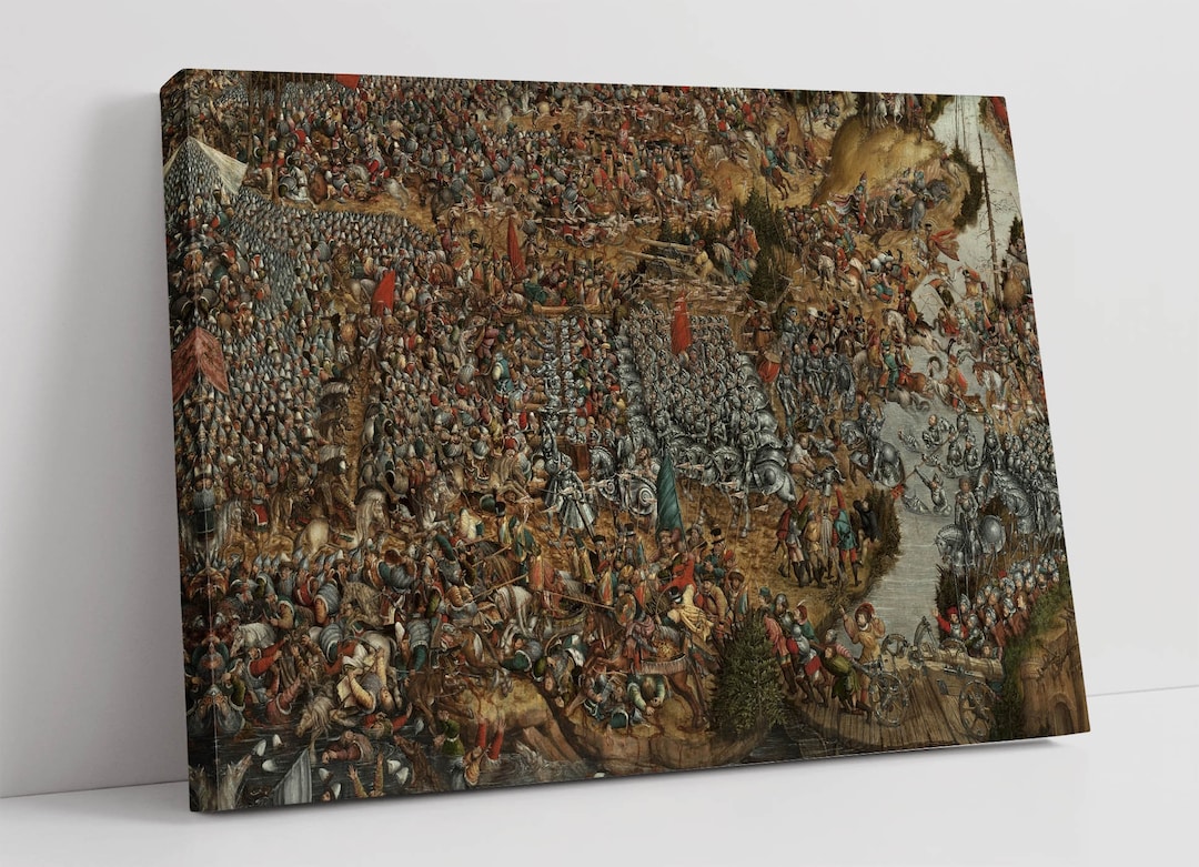 Hans Krell, Battle of Orsha wall Art Framed Canvas Picture Print Wall ...