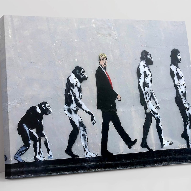 Banksy Trump Art - Etsy UK