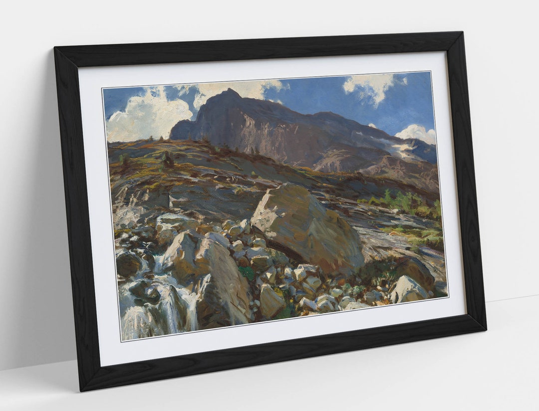 Simplon Pass, 1911 by John Singer Sargent wall Art Picture Framed Print ...