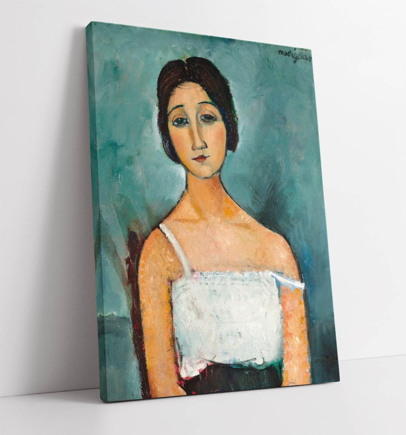 Amedeo Modigliani, Christina wall Art Framed Canvas Picture Print Wall ...