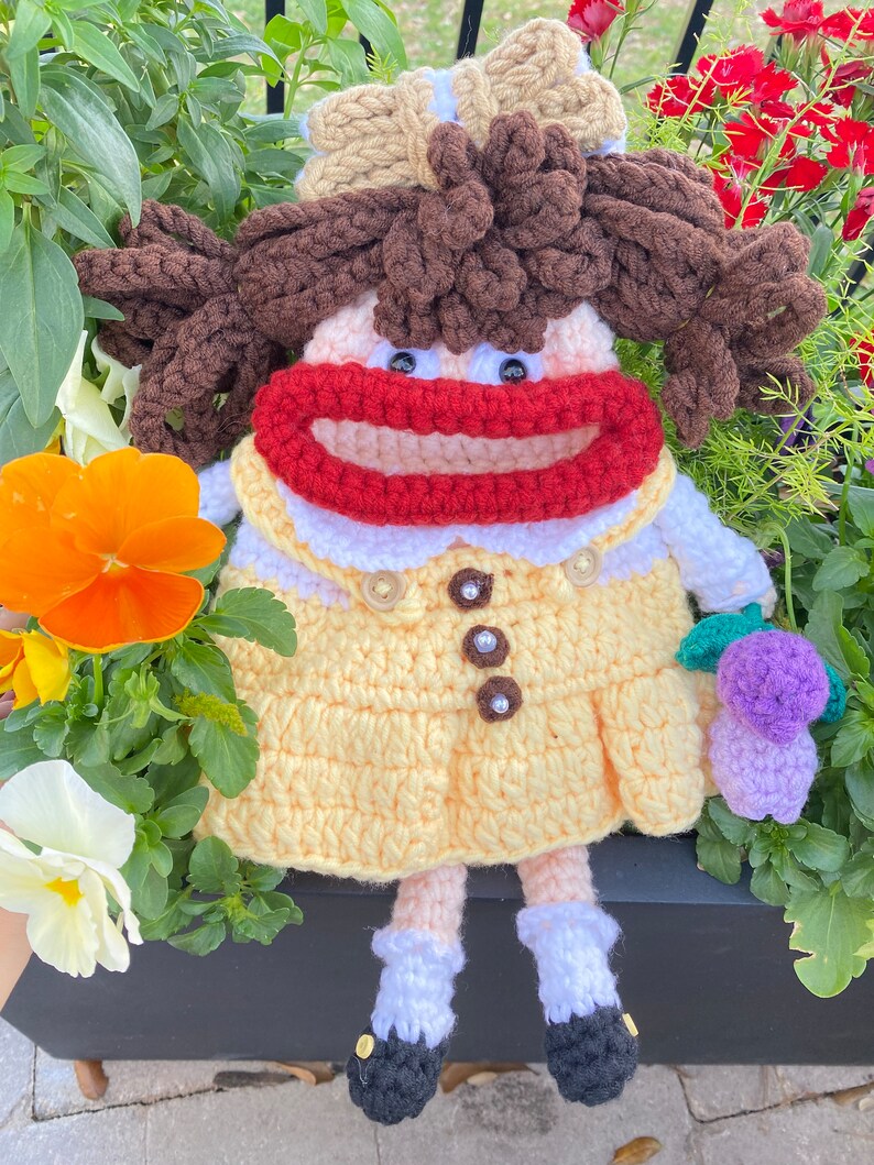 Nanalulu Crochet Sausage Lips Mobile Phone Bag "hannah"3,coin Purse ...