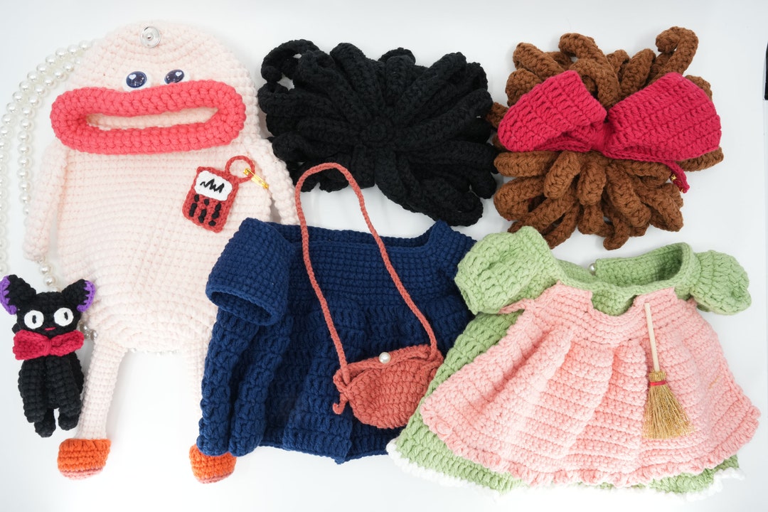 Nanalulu Cute Crochet Handmade Purse - "kiki" Crossbody Purse [diamond ...