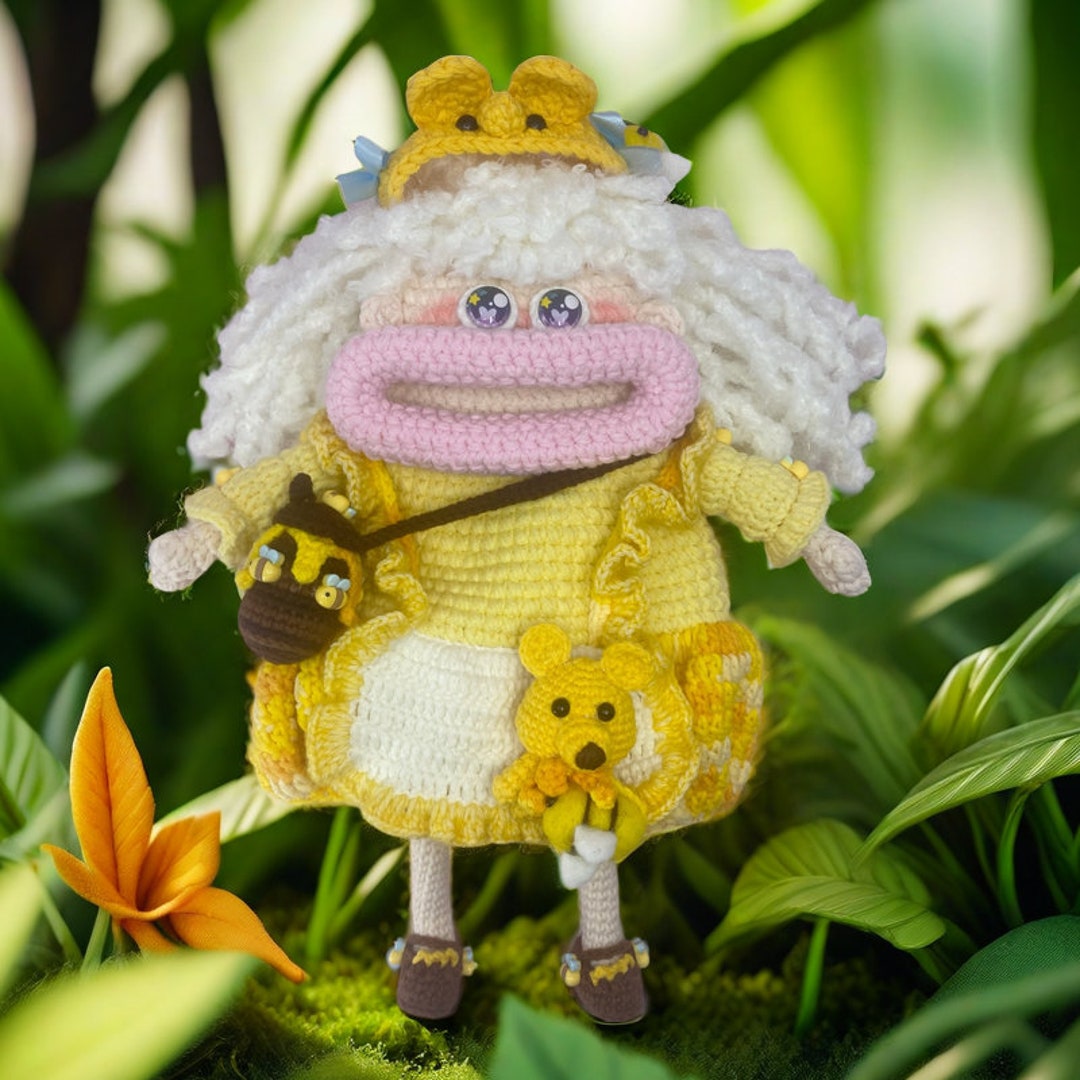 Nanalulu Handmade Crochet Sausage Lips Honey Harvester Lala. Phone ...