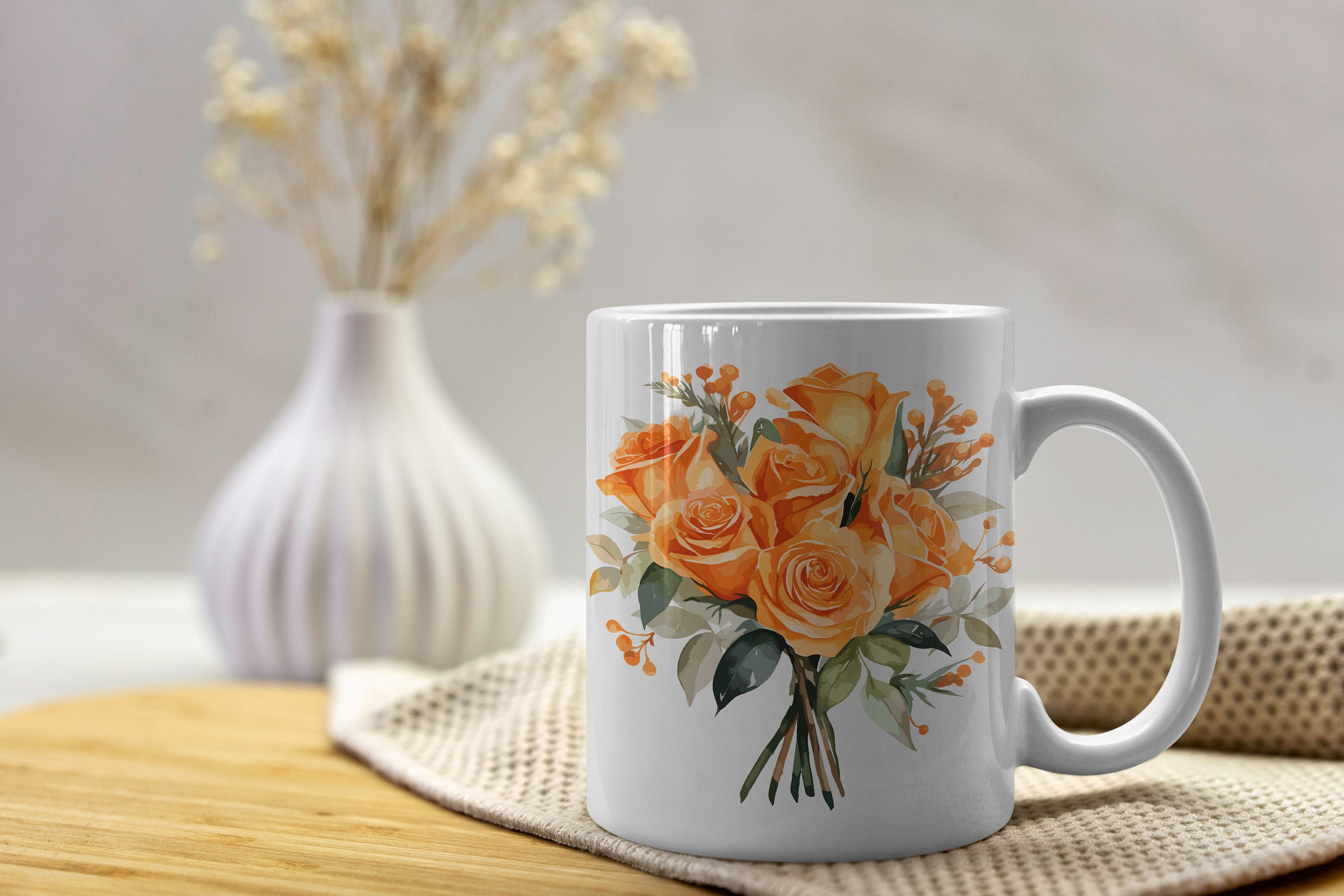 Bouquet Orange Roses Clipart - 15 High Quality SVG and PNG Files ...
