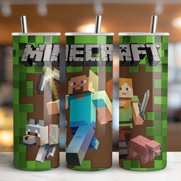 Minecrafter Tumbler - Etsy