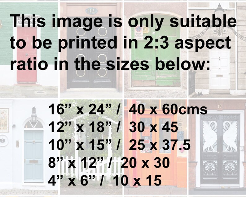 Multi-colored Doors Downloadable Wall Art, Colorful Digital File,doors ...