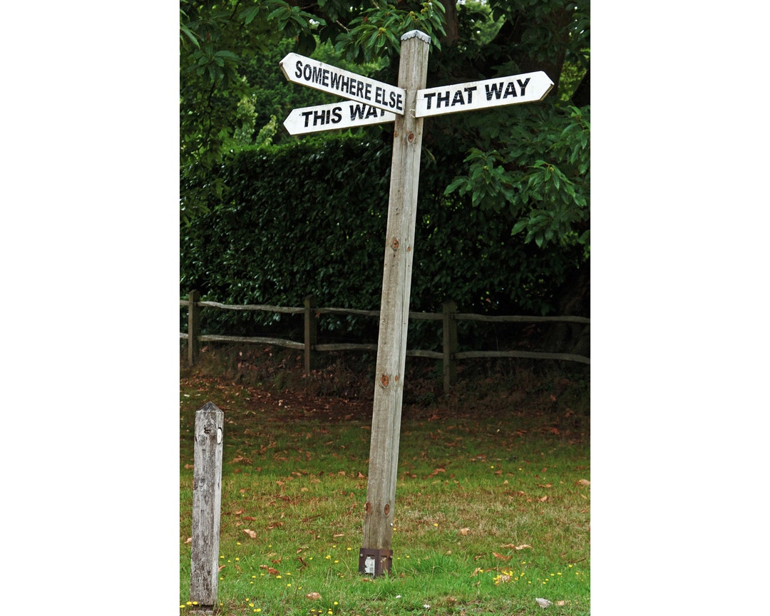 Funny Signpost Downloadable Wall Art,funny Signpost Downloadable ...