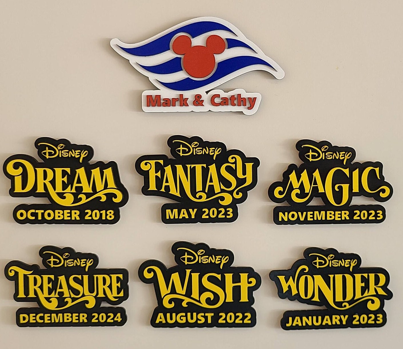 Disney Cruise Ship Magnets Personalized Stateroom Door - Etsy