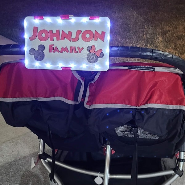 Mickey Mouse Stroller Tag - Etsy