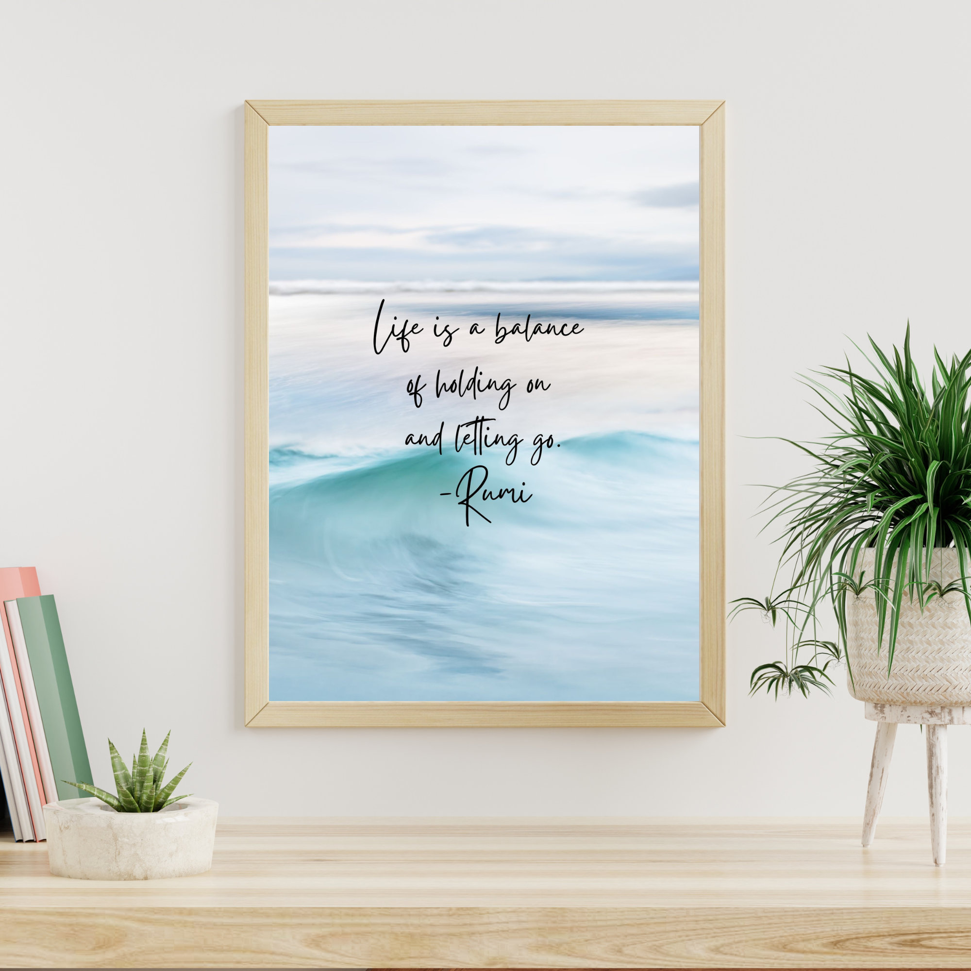 Rumi Wall Art, Self Love Print, Minimal Quote Print, Spiritual Quote ...