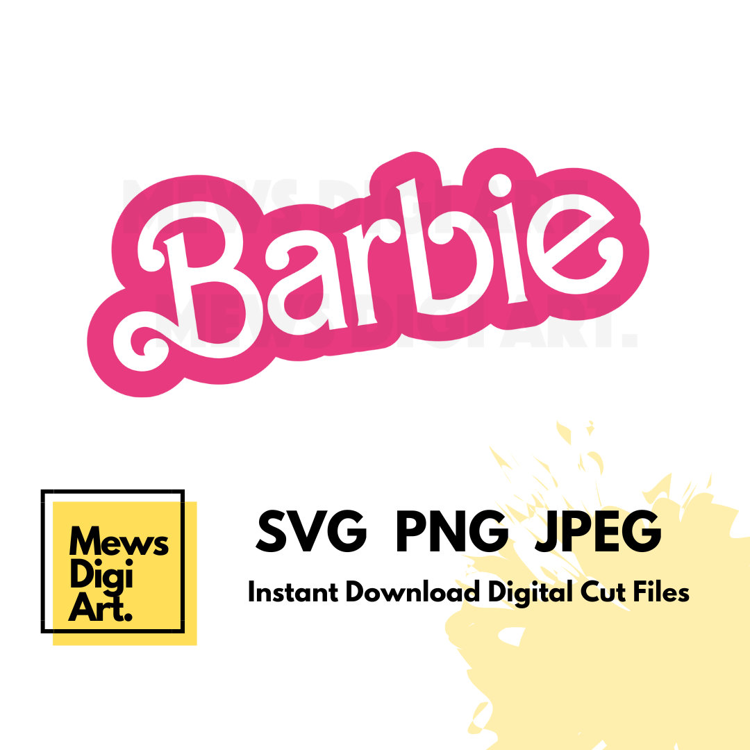 Barbie SVG PNG JPEG Cut Files Cricut Cameo Scanncut - Etsy UK