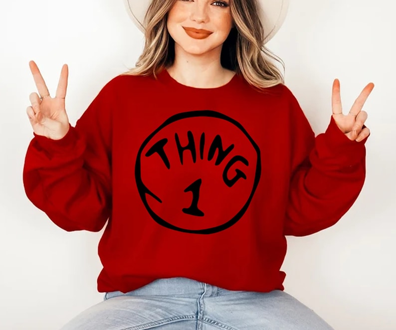 Thing 1 Thing 2 SVG, Thing 1 and Thing 2 Png Svg Pdf Eps Dxf High ...