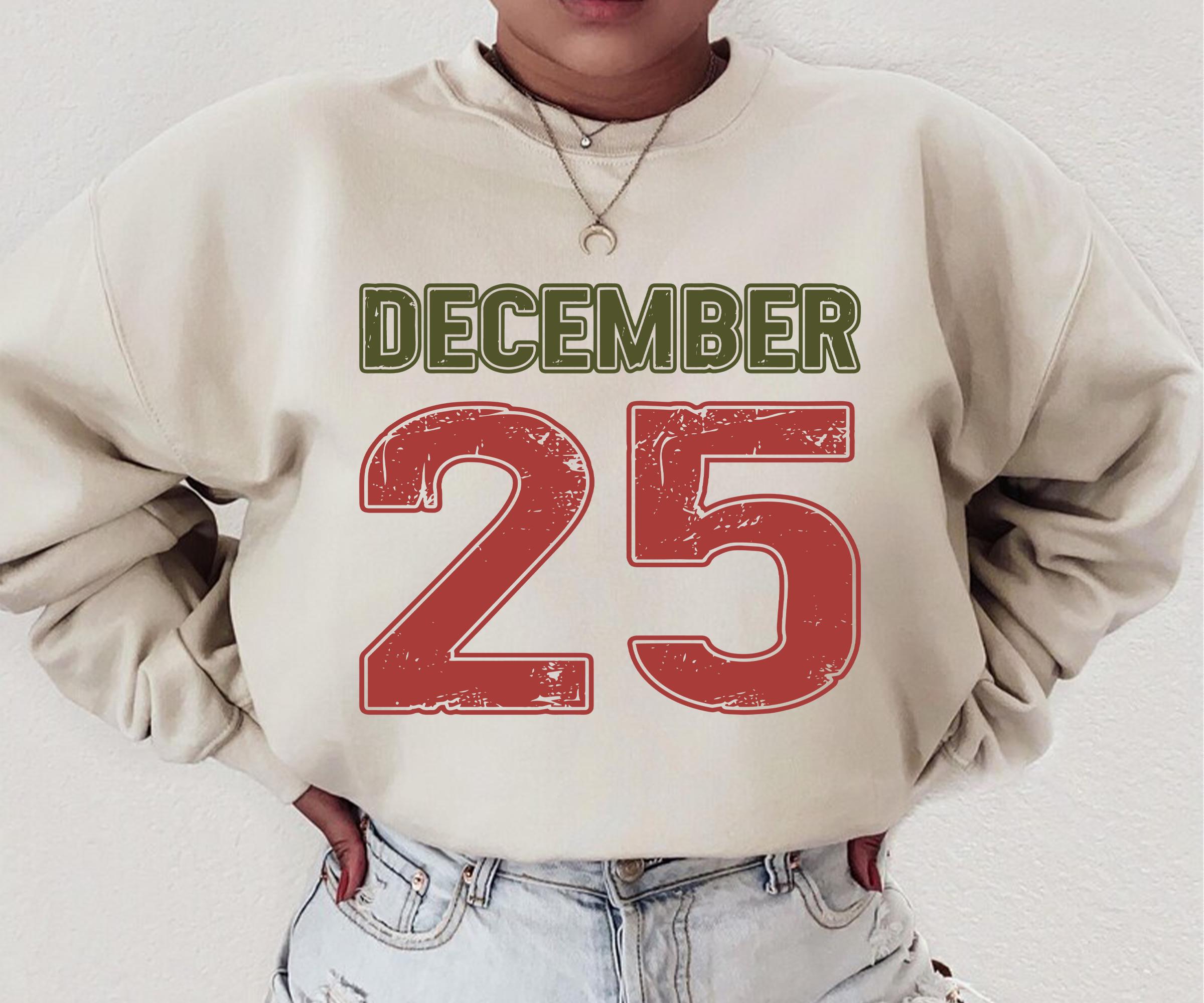 December 25 Christmas Png, Christmas Png, Distressed December 25 PNG ...