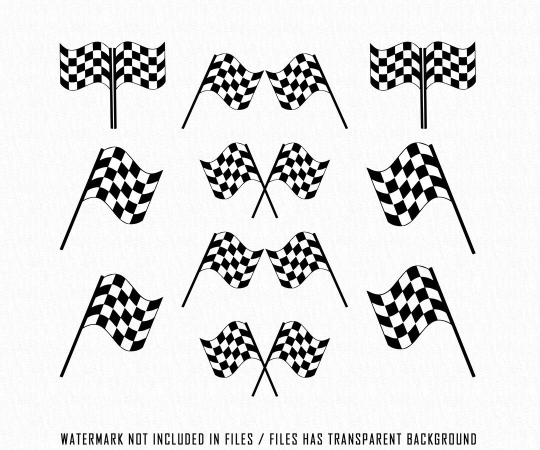 Racing Flag SVG, Race Flags , Race Flag Stickers, Checkered Flag ...