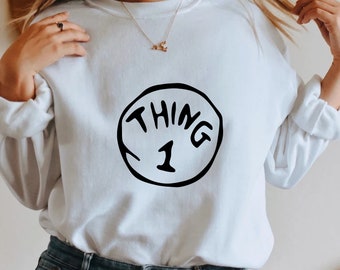 Thing 1 Thing 2 SVG, Thing 1 and Thing 2 Png Svg Pdf Eps High ...