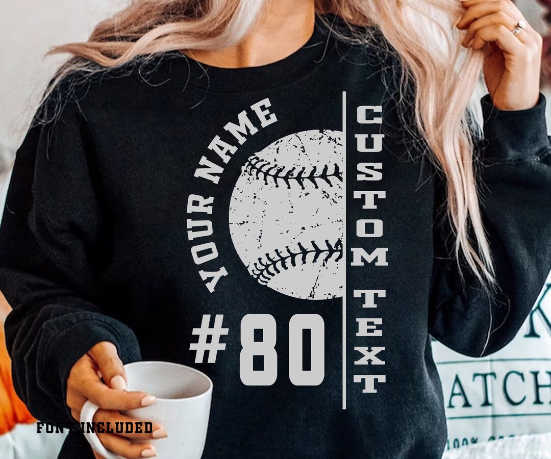 Baseball Your Name Svg, Softball Team Svg, Baseball Player Template ...