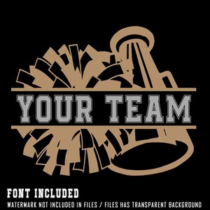 Layers Pom Pom Svg, Pom Pom Monogram Svg, Custom Name Cheerleader ...