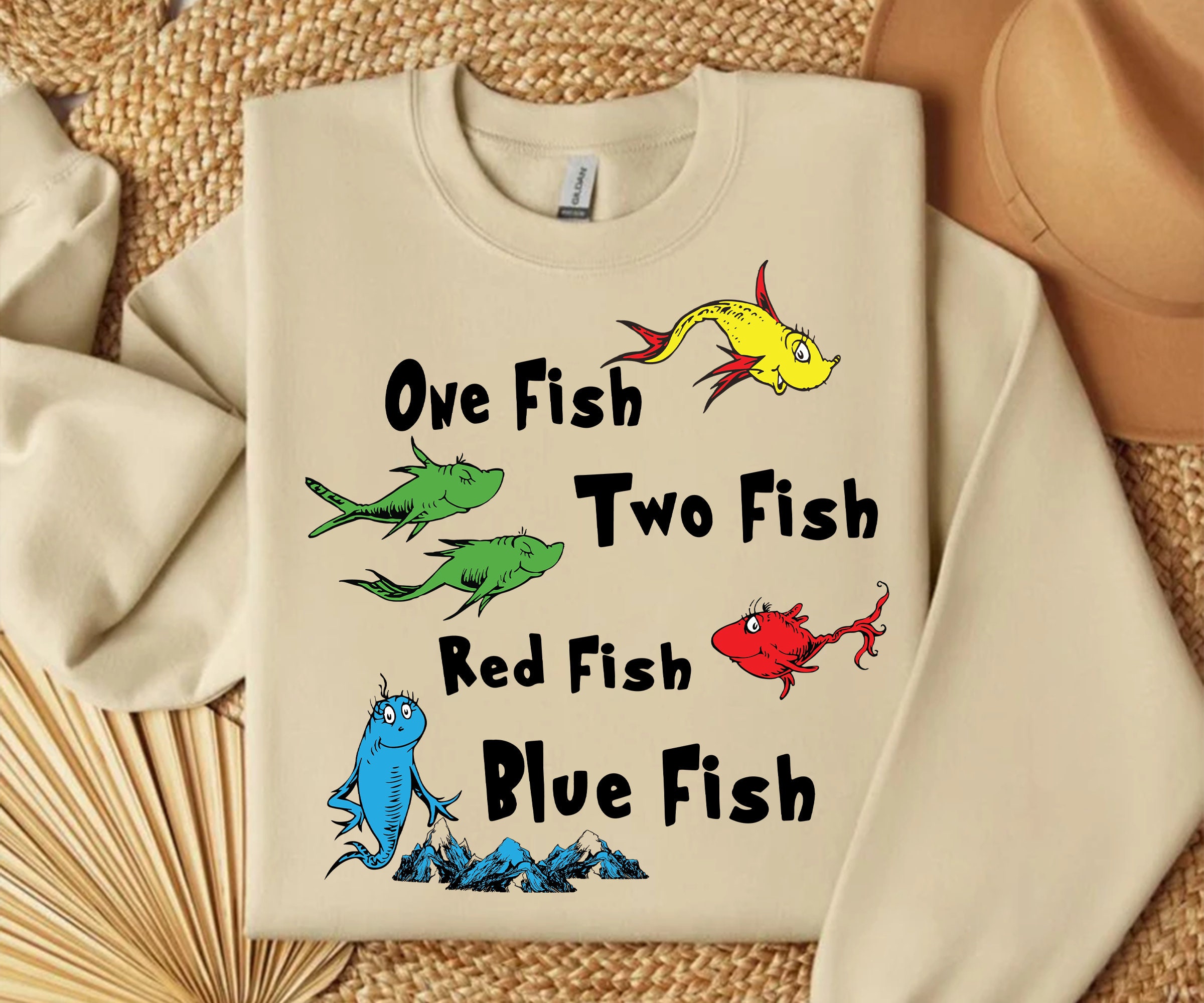 One Fish Two Fish Png, Read Across Day Sublimation, School Png, Reading ...