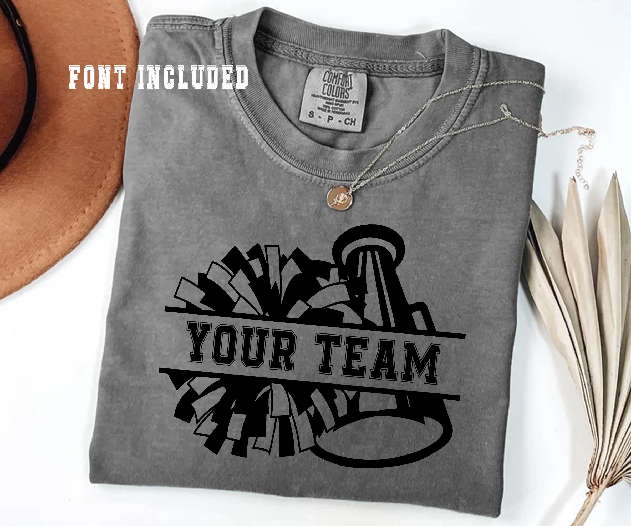 Layers Pom Pom Svg, Pom Pom Monogram Svg, Custom Name Cheerleader ...
