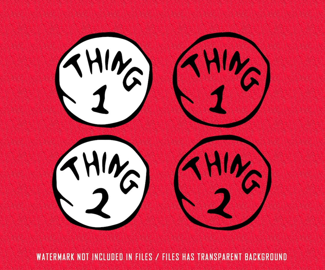 Cosa 1 Cosa 2 SVG, Cosa 1 y Cosa 2 Png Svg Pdf Eps Dxf Alta Resolución. - Etsy México