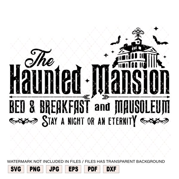 Haunted Mansion Svg - Etsy