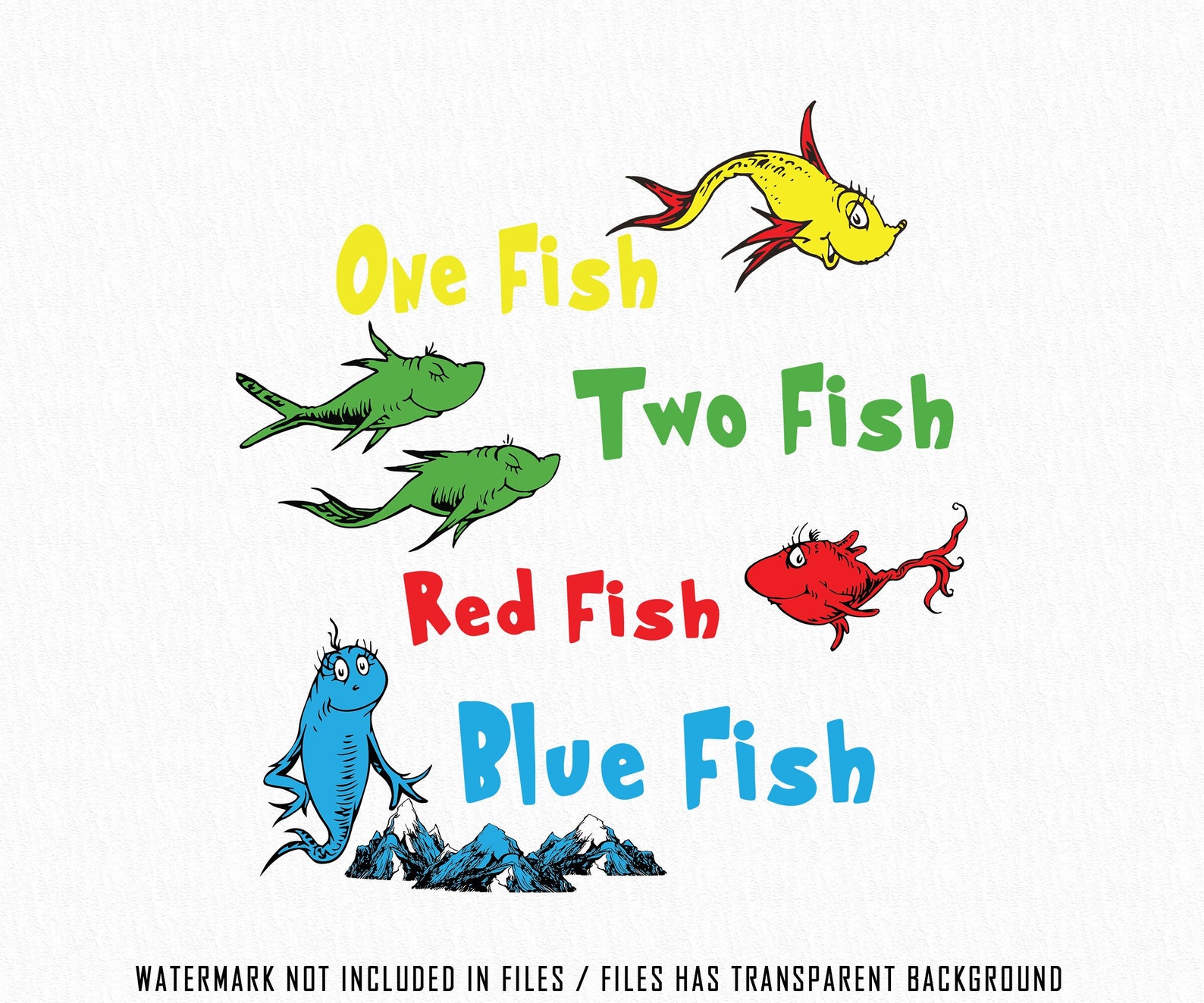 One Fish Two Fish Svg, Fishs Svg, Teacher Life Svg, Read Across America ...
