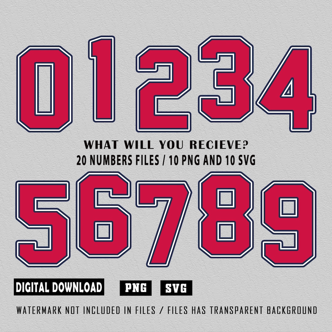 Baseball Numbers Png,baseball Alphabet Letters PNG Bundle, Baseball ...