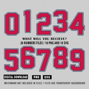 Baseball Numbers Png,baseball Alphabet Letters PNG Bundle, Baseball ...