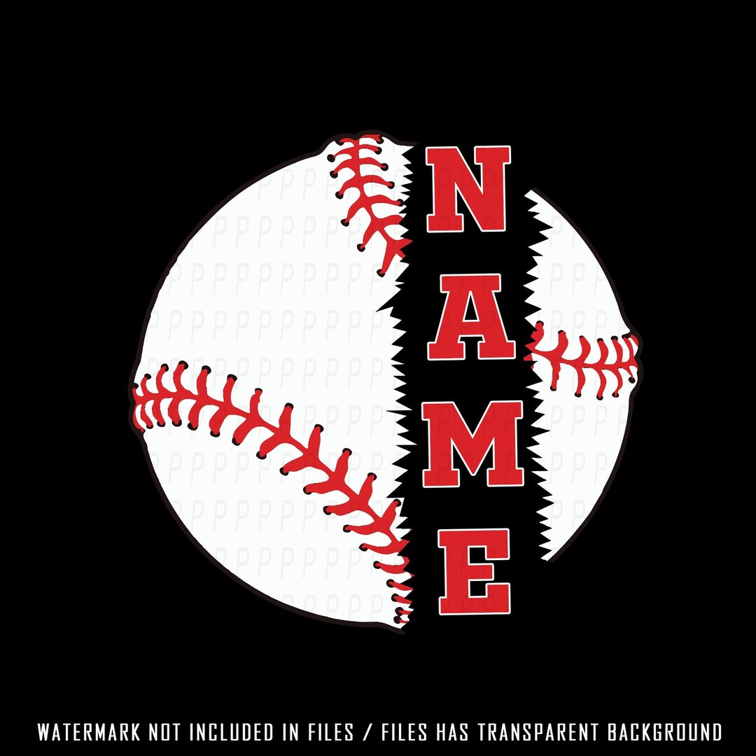 Name Baseball Svg, Baseball Svg Custom, Custom Baseball Png, Baseball ...