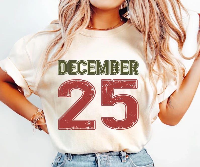 December 25 Christmas Png, Christmas Png, Distressed December 25 PNG ...