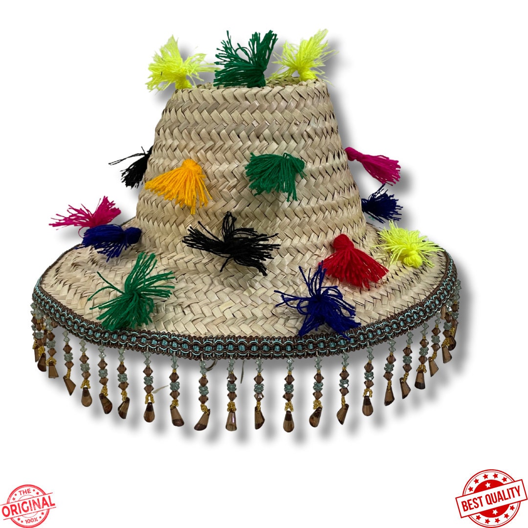 Straw Hats Handmade From Natural Palm Leaves,custom Name STRAW Beach ...